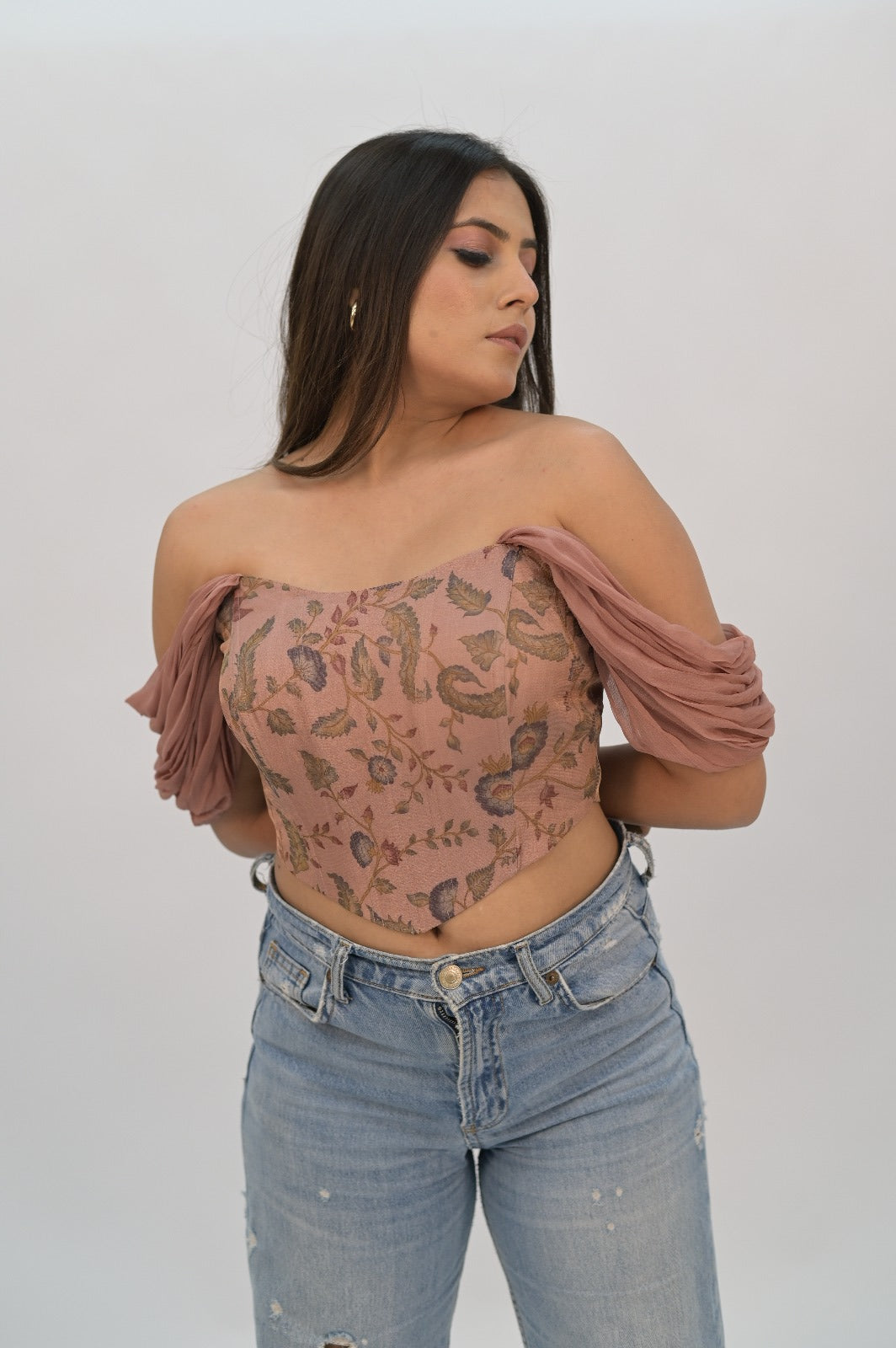 Gorgeous Hanging Shoulder Corset – banaraswala.fabric